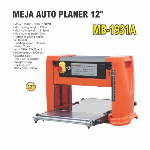 AL-MEJA AUTO PLANER 12" 1931A | Products - Aldo - Tools & Hardware