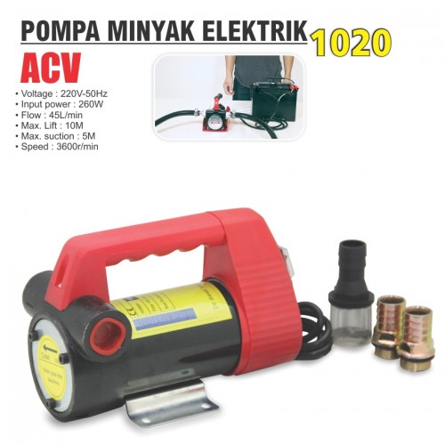 AL - POMPA MINYAK ELEKTRIK ACV TYPE : 1020 | Products - Aldo - Tools ...
