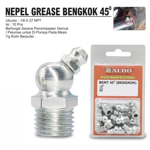 AL - NEPEL GREASE BENGKOK 1/8 x 27 NPT | Products - Aldo - Tools & Hardware
