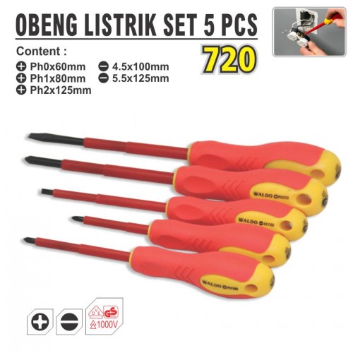 AL-OBENG SET 5 PCS LISTRIK 720 | Products - Aldo - Tools & Hardware