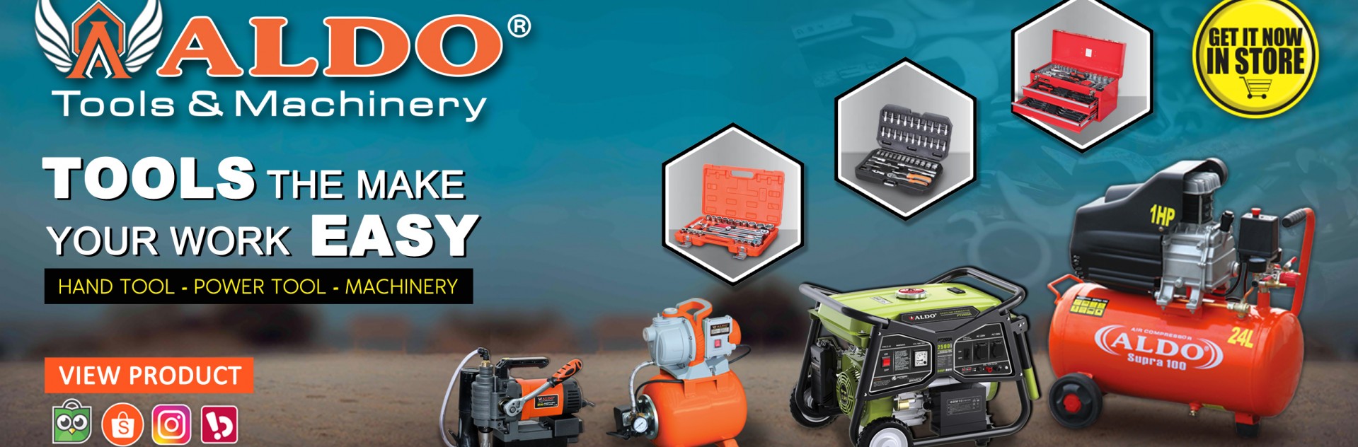 Products - Aldo - Tools & Hardware